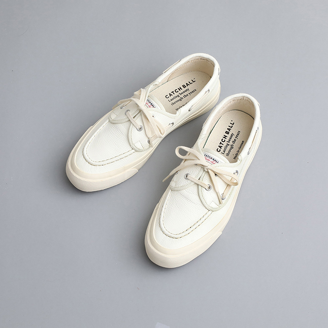 캐치볼 Y01 레더 화이트 | CATCH BALL | KREAM