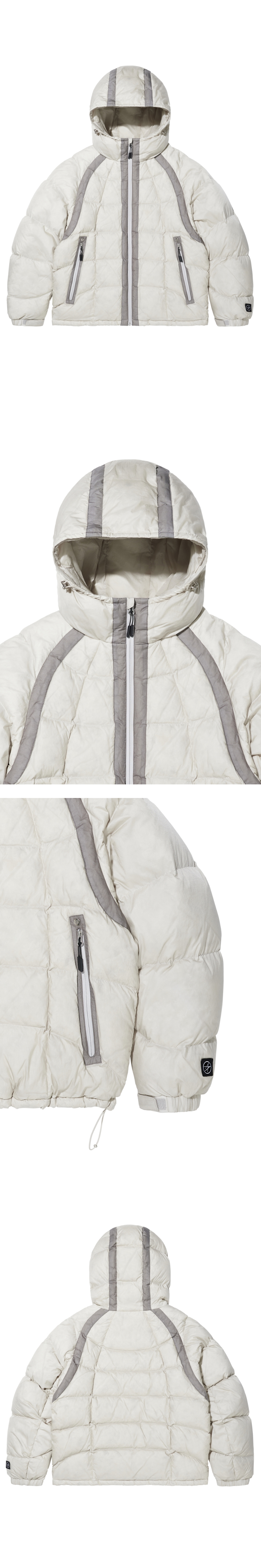 록히드마틴 웨이브 구스 다운 점퍼 VER.2 그레이 | LOCKHEED MARTIN | KREAM