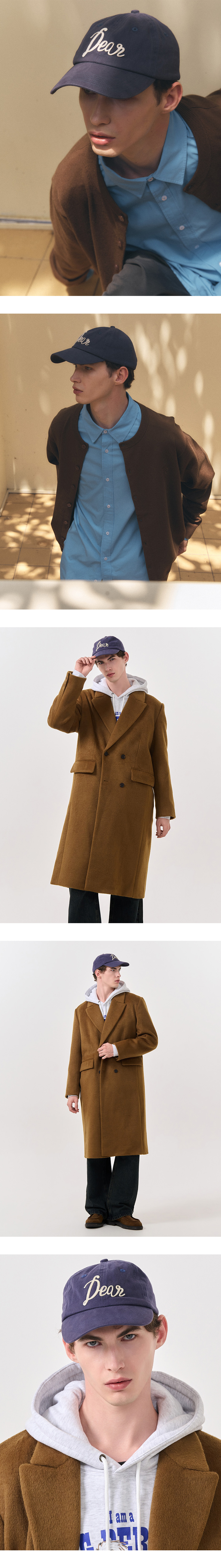 제너럴아이디어 유니섹스 디어 펠트 패치 볼캡 네이비 | GENERAL IDEA | KREAM