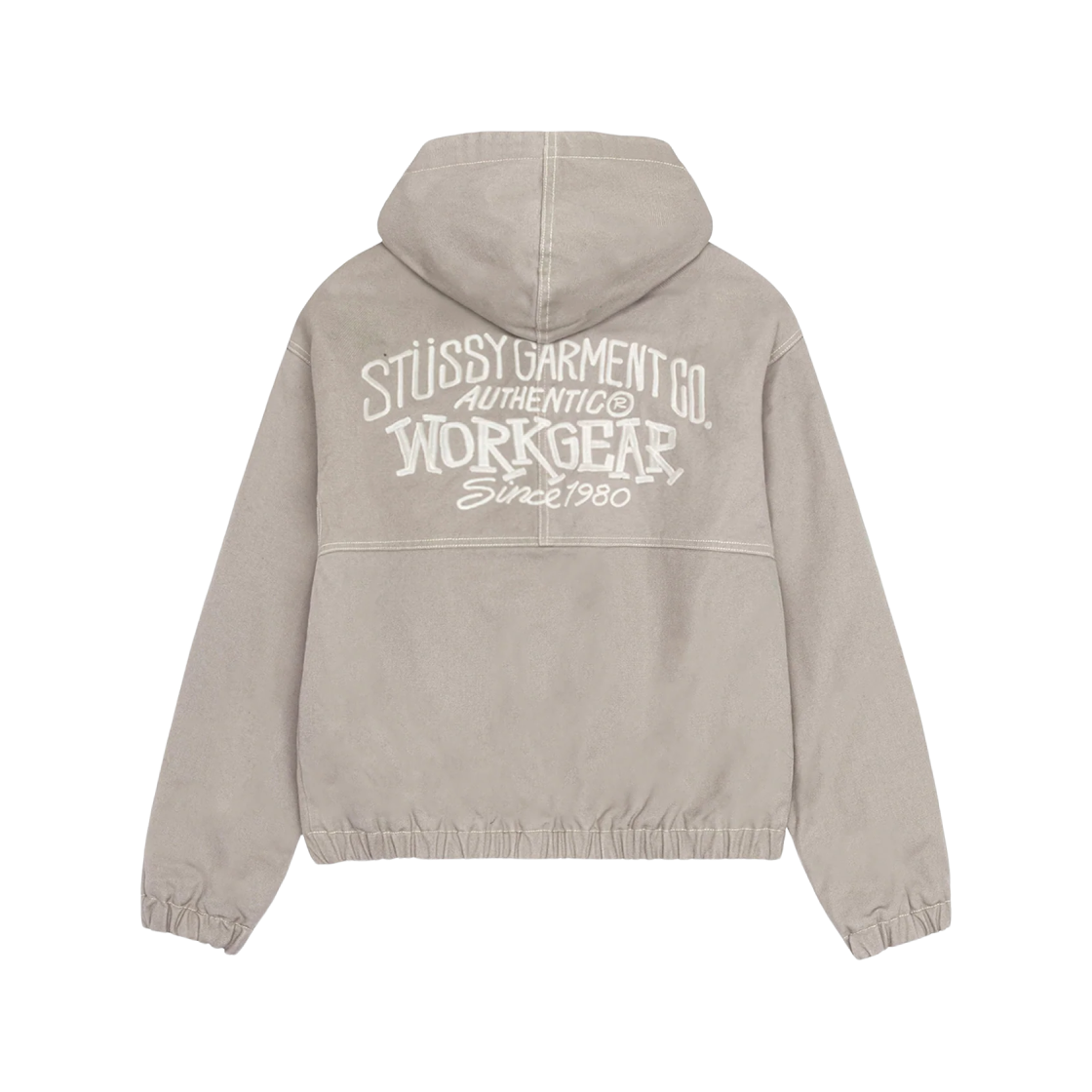 스투시 워크 자켓 콘트라스트 스티치 그레이 | Stussy | KREAM 스투시 워크 자켓 콘트라스트 스티치 그레이 | Stussy | KREAM