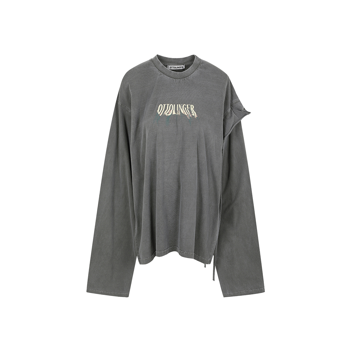 오토링거 우먼 디컨스트럭티드 오버사이즈 롱슬리브 그레이 - 24FW | Ottolinger | KREAM