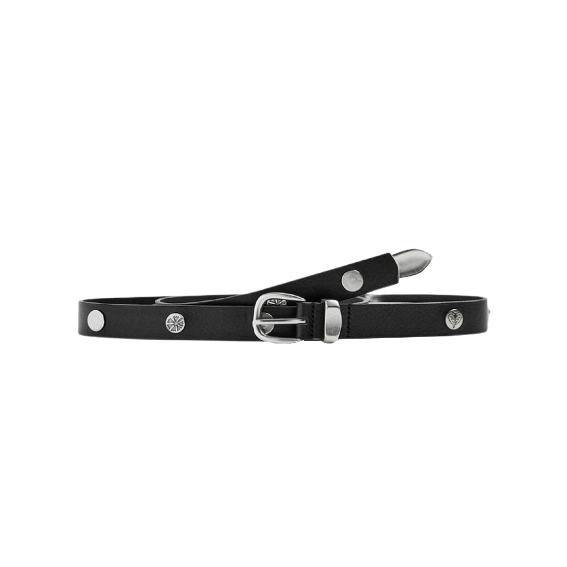 자라 x 나누시카 레더 스터드 벨드 블랙 | Zara | KREAM