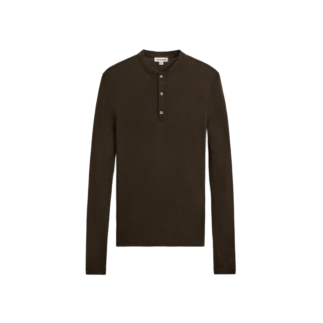 자라 x 나누시카 라이트웨이트 울 티셔츠 초콜릿 | Zara | KREAM