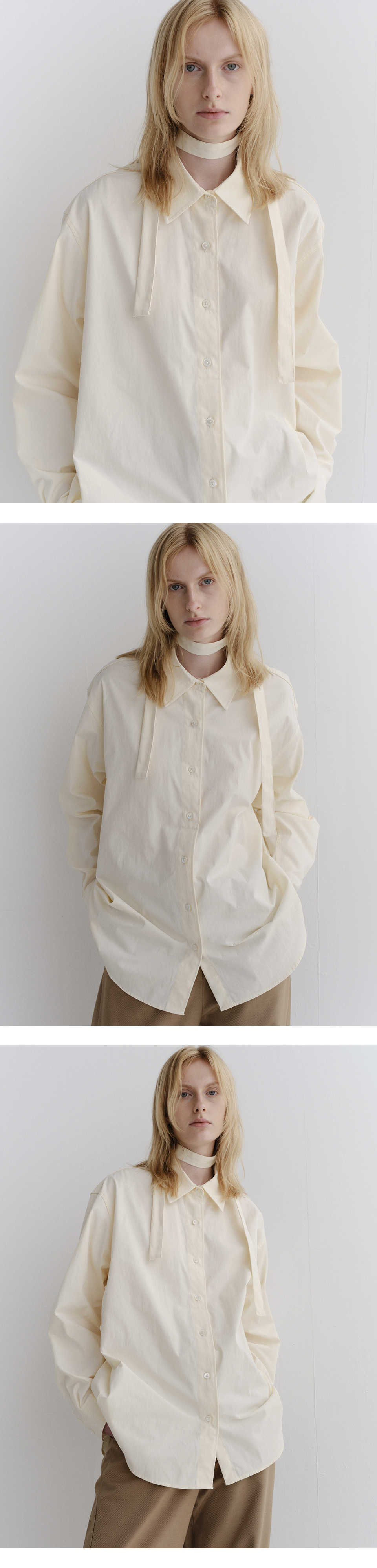 아르카익 타이 셔츠 크림 | ARCHAIC | KREAM