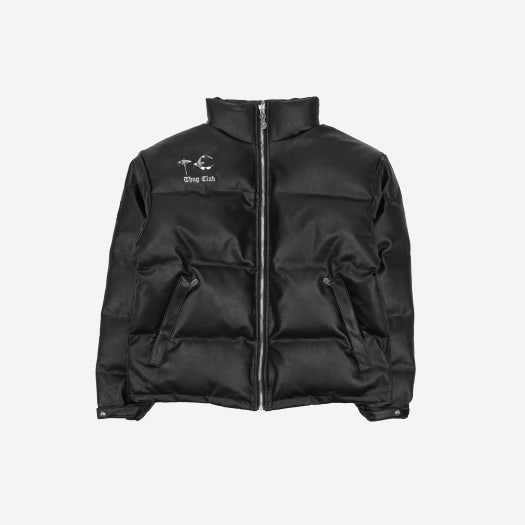 떠그 클럽 레더 퍼퍼 자켓 블랙 | Thug Club | KREAM