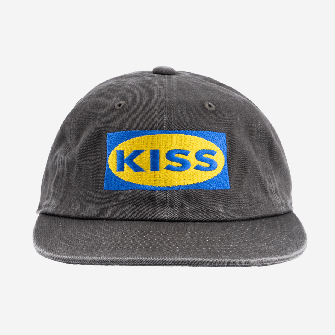 아노트 KISS 워싱 캡 피그먼트 차콜 | ANNOT | KREAM