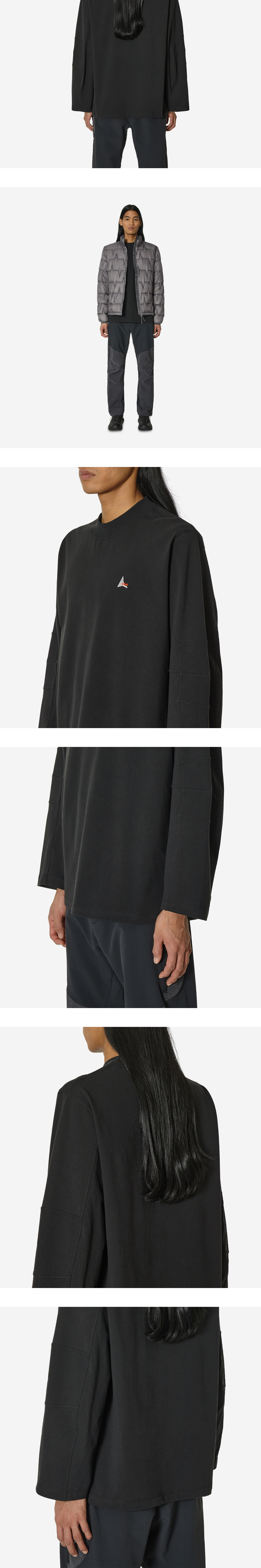 로아 롱 슬리브 로고 블랙 - 24FW | ROA | KREAM