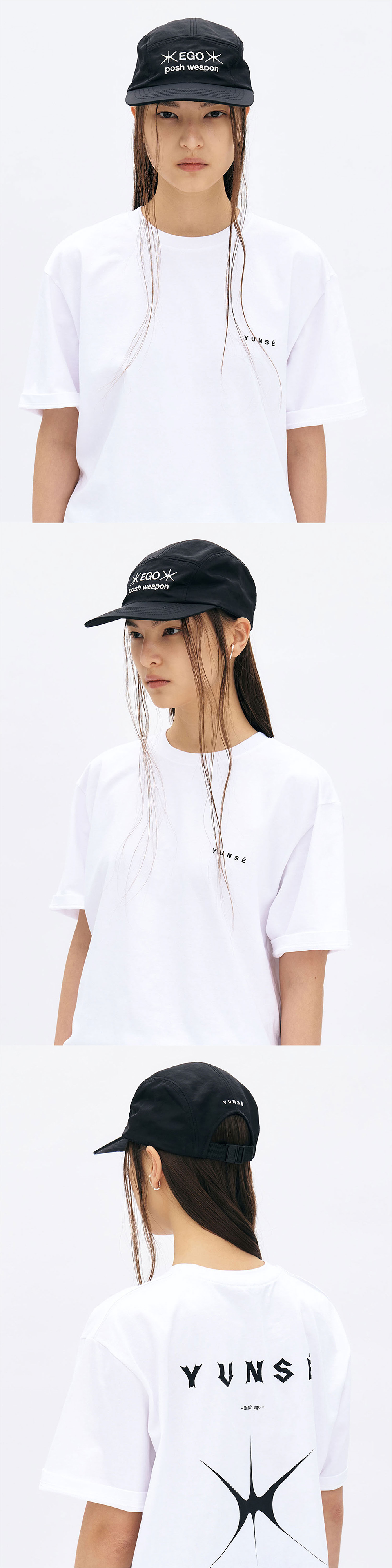 윤세 해치 이고 캠프 캡 블랙 | Yunse | KREAM