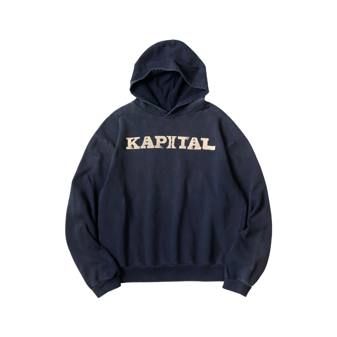 캐피탈 플리스 후드 스웨트셔츠 스피크이지 캐피탈 Pt 네이비 | Kapital | KREAM