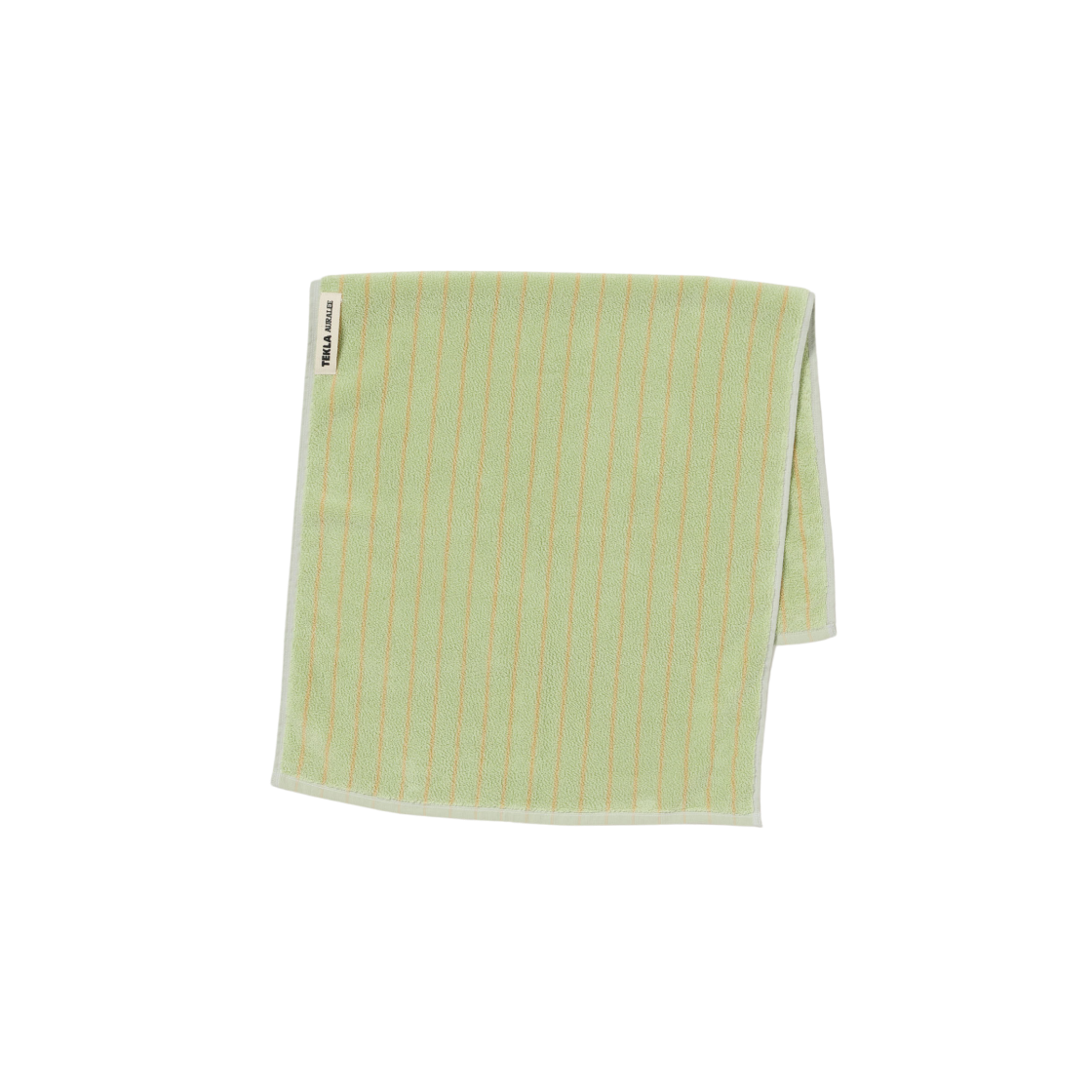 테클라 x 오라리 핸드 타월 라이트 모스 스트라이프 | Tekla | KREAM