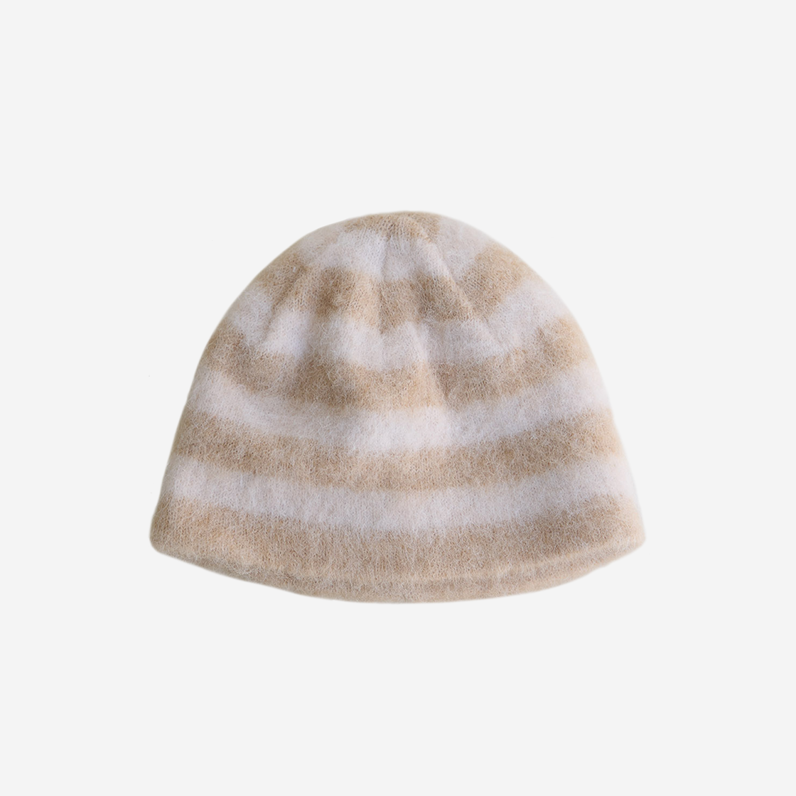 서서 헤어리 스트라이프 비니 베이지 | SUH SUH | KREAM