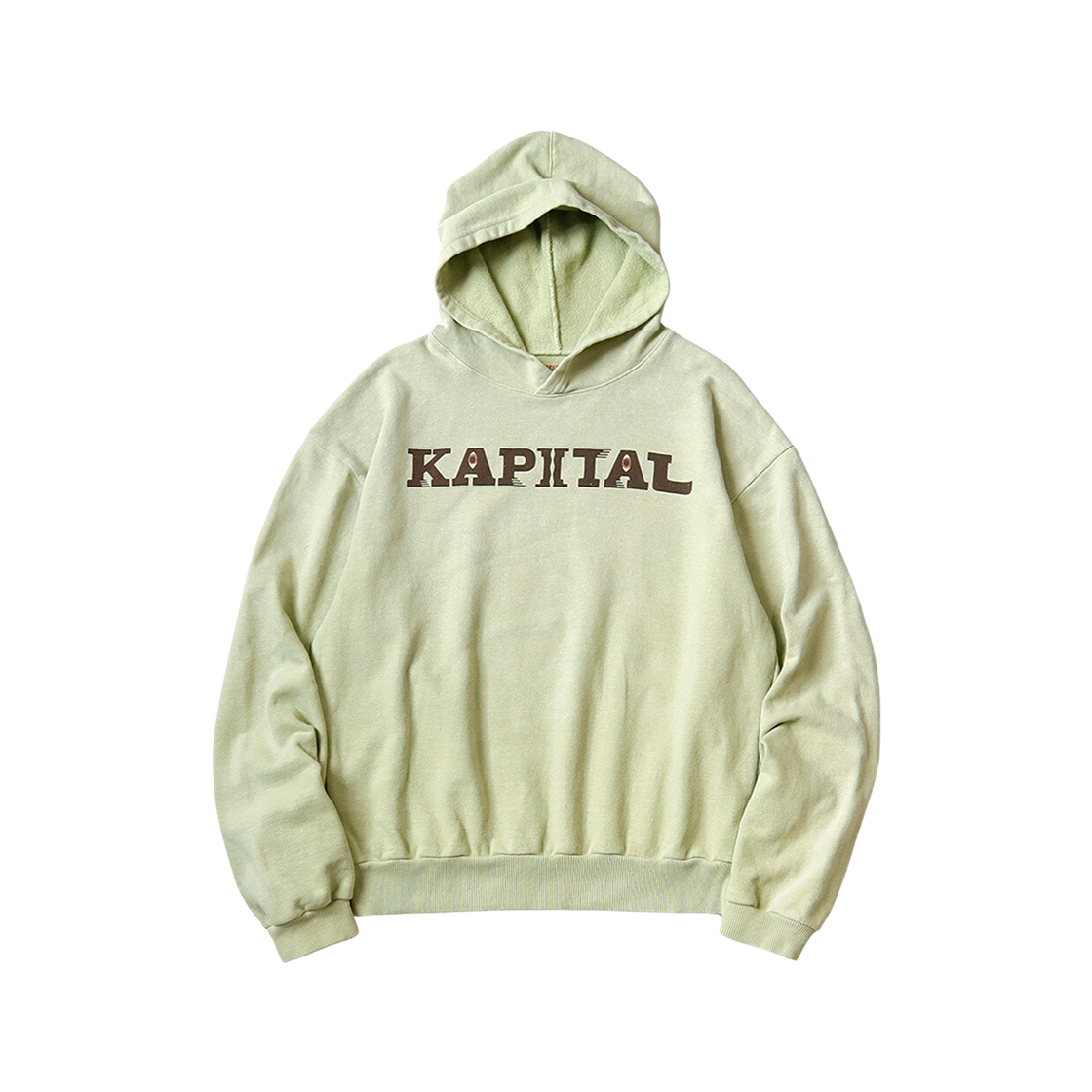 캐피탈 플리스 후드 스웨트셔츠 스피크이지 캐피탈 Pt 민트 | Kapital | KREAM