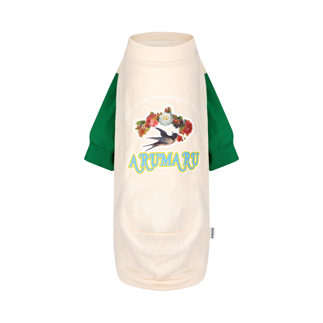 아루마루 아이보리 플라워 버드 티셔츠 패밀리 | arumaru | KREAM