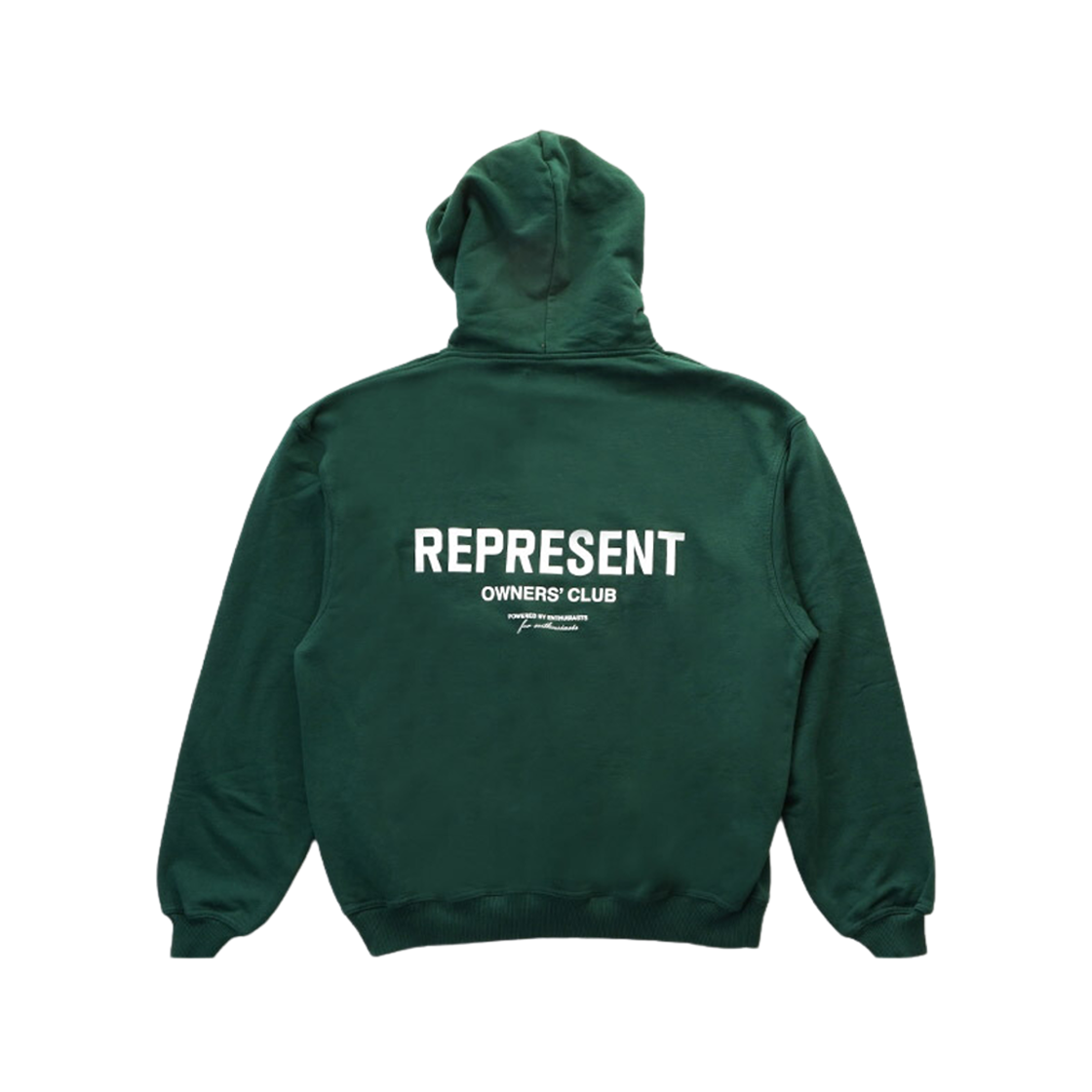 리프레젠트 오너스 클럽 후디 레이싱 그린 화이트 | Represent | KREAM
