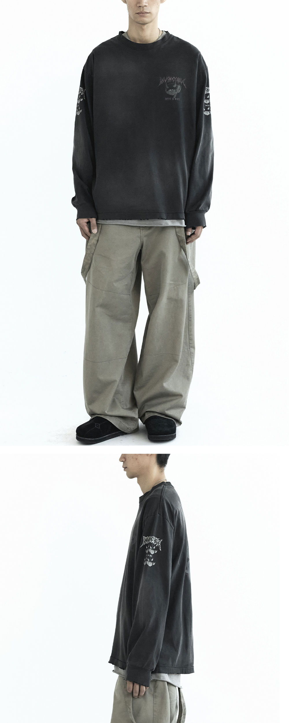 폴리테루 서스펜더 팬츠 치노 베이지 - 24FW | Polyteru | KREAM