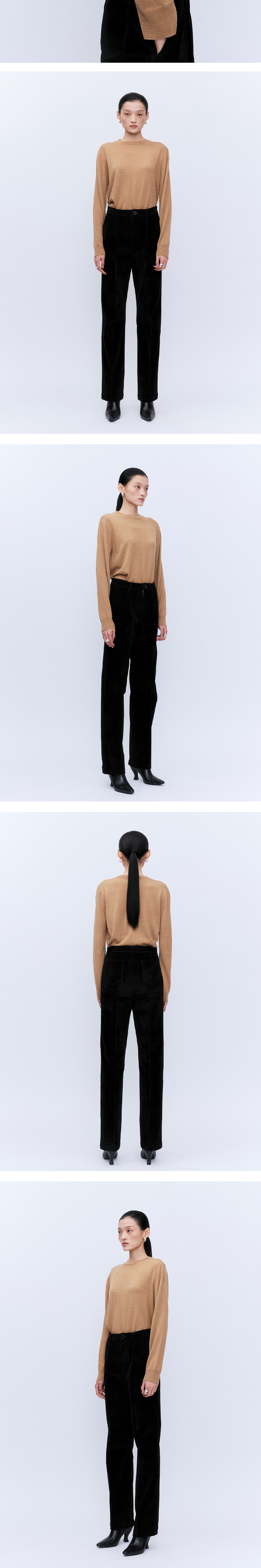 유지 울 베이직 니트 베이지 | YUJI | KREAM