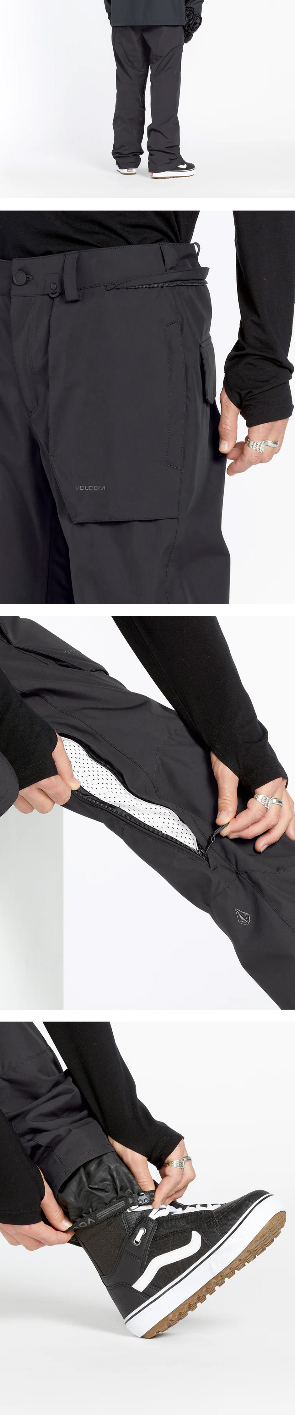 볼컴 맨즈 ROAN 팬츠 블랙 | VOLCOM | KREAM