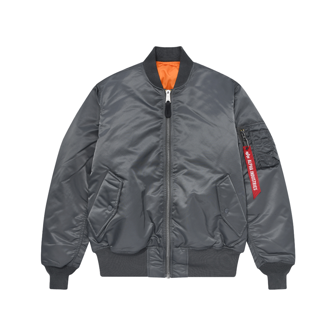 알파 인더스트리 MA-1 플라이트 재킷 건메탈 | ALPHA INDUSTRIES | KREAM