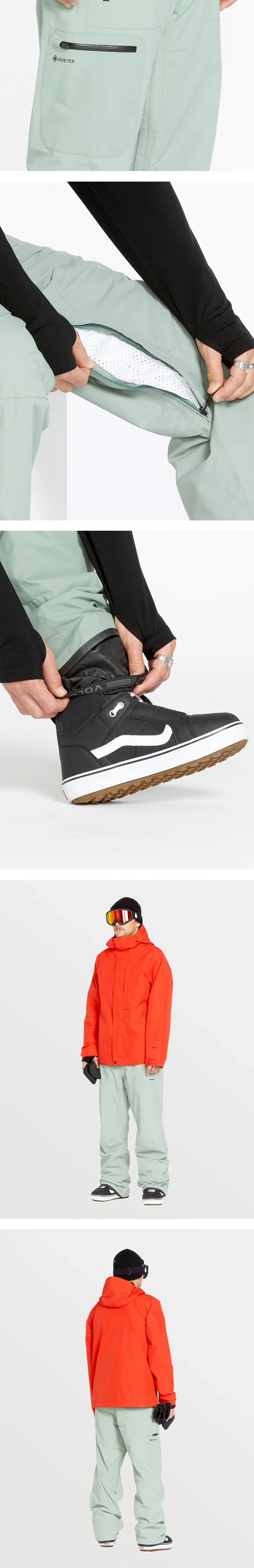 볼컴 맨즈 L 고어텍스 팬츠 라이트 그레이 | VOLCOM | KREAM