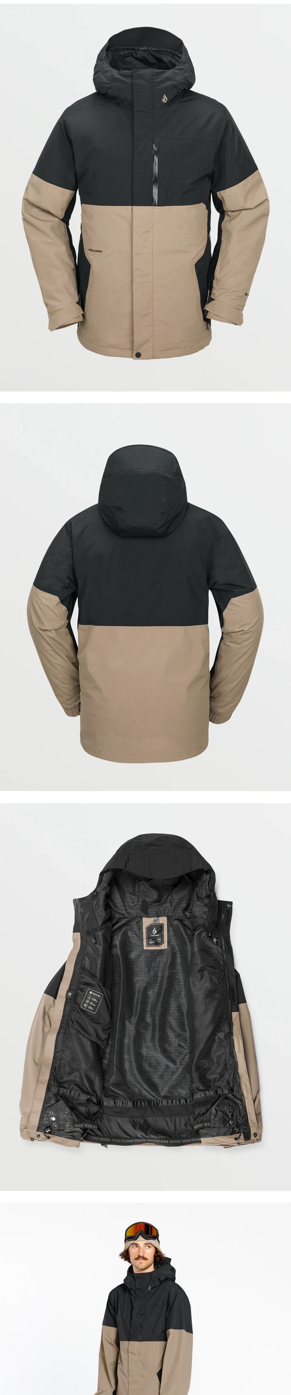 볼컴 맨즈 L 고어텍스 자켓 브라운 | VOLCOM | KREAM