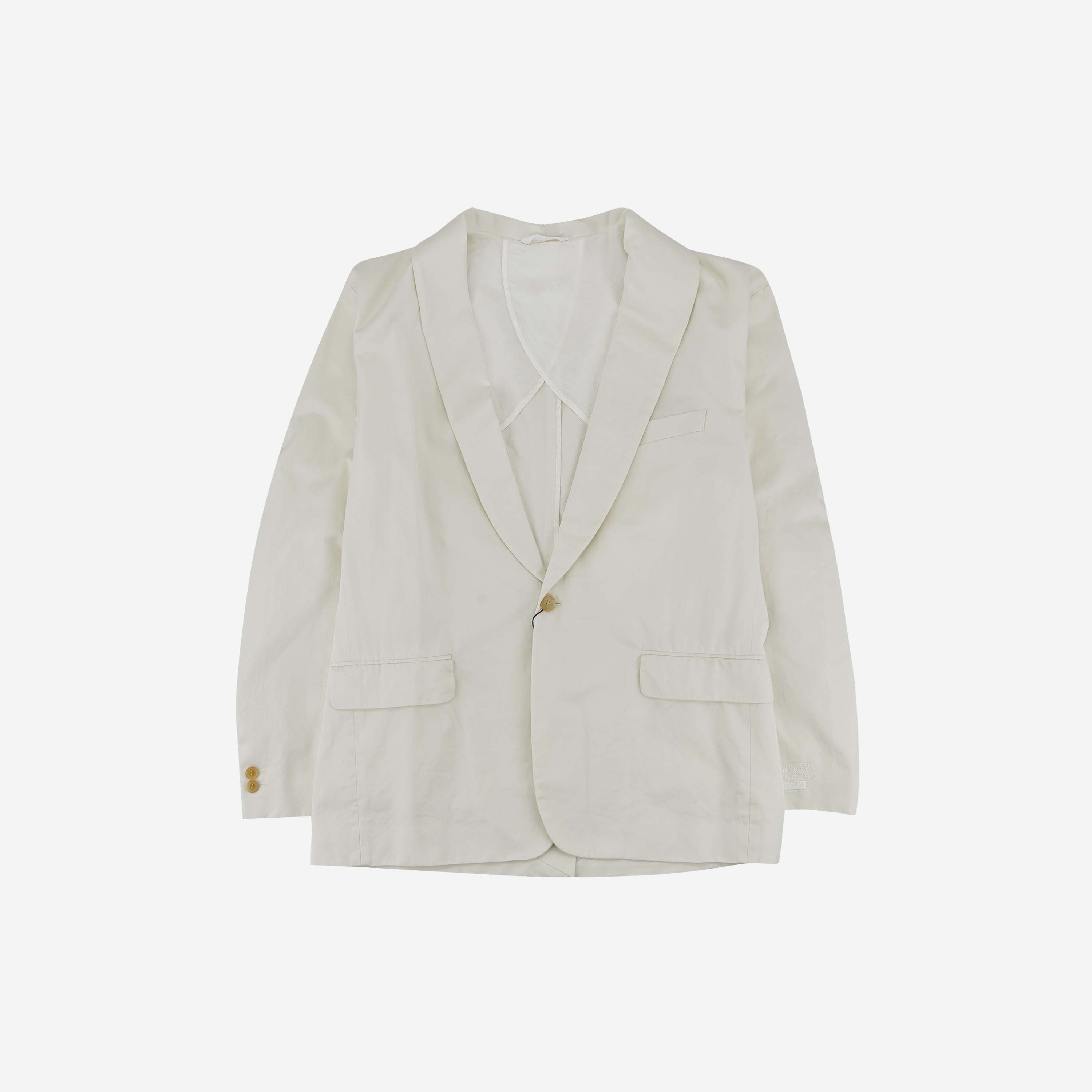 슈프림 x MM6 메종 마르지엘라 워시드 코튼 수트 크림 - 24SS | KREAM