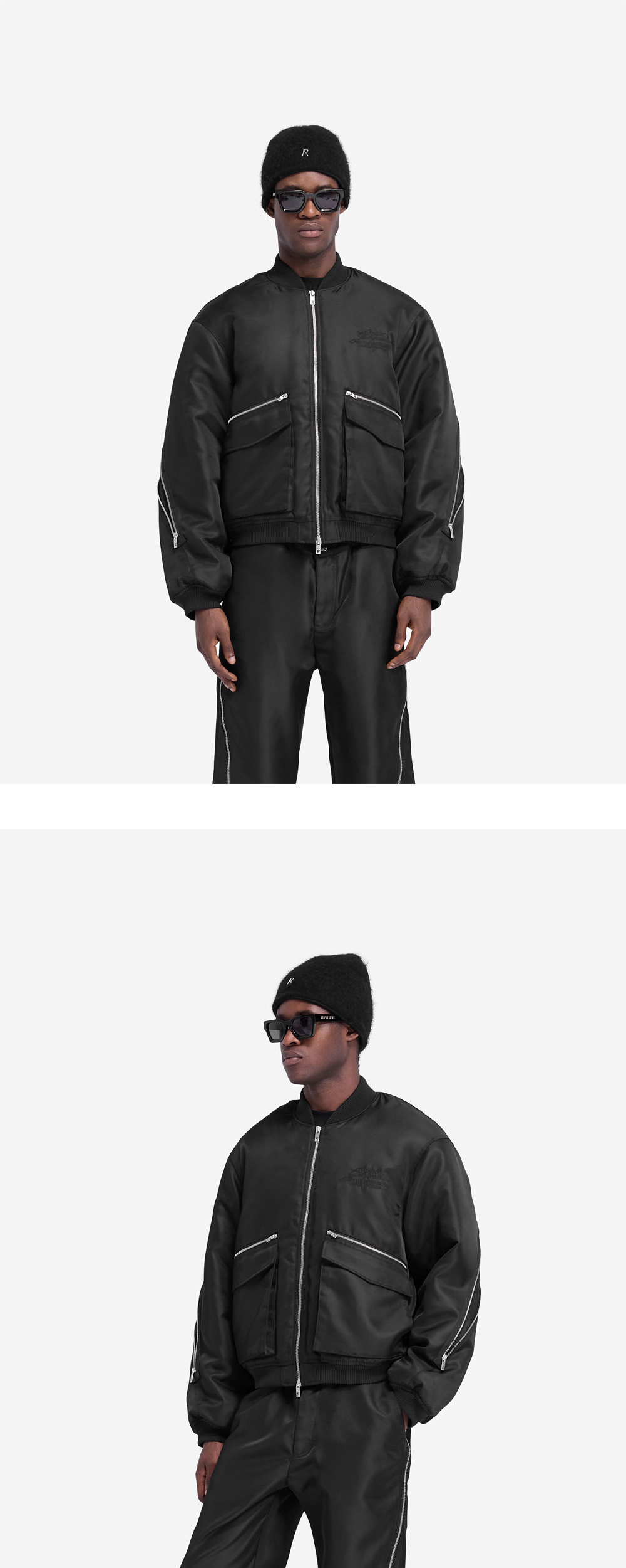 리프레젠트 집 백 봄버 자켓 제트 블랙 - 24FW | Represent | KREAM