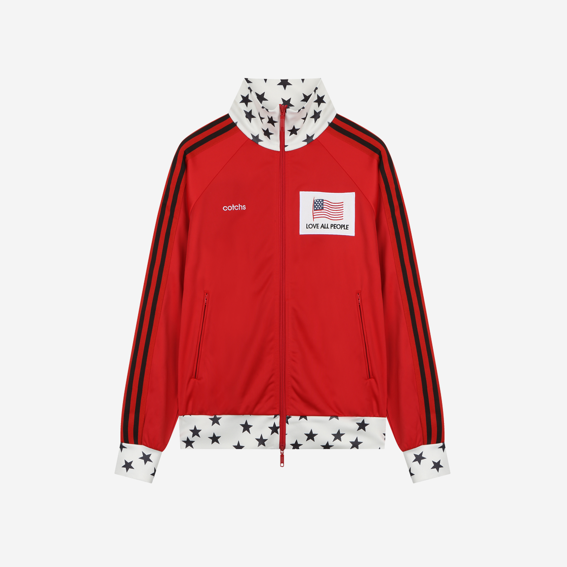카치스 디노 드라이버 트랙 자켓 레드 | COTCHS | KREAM