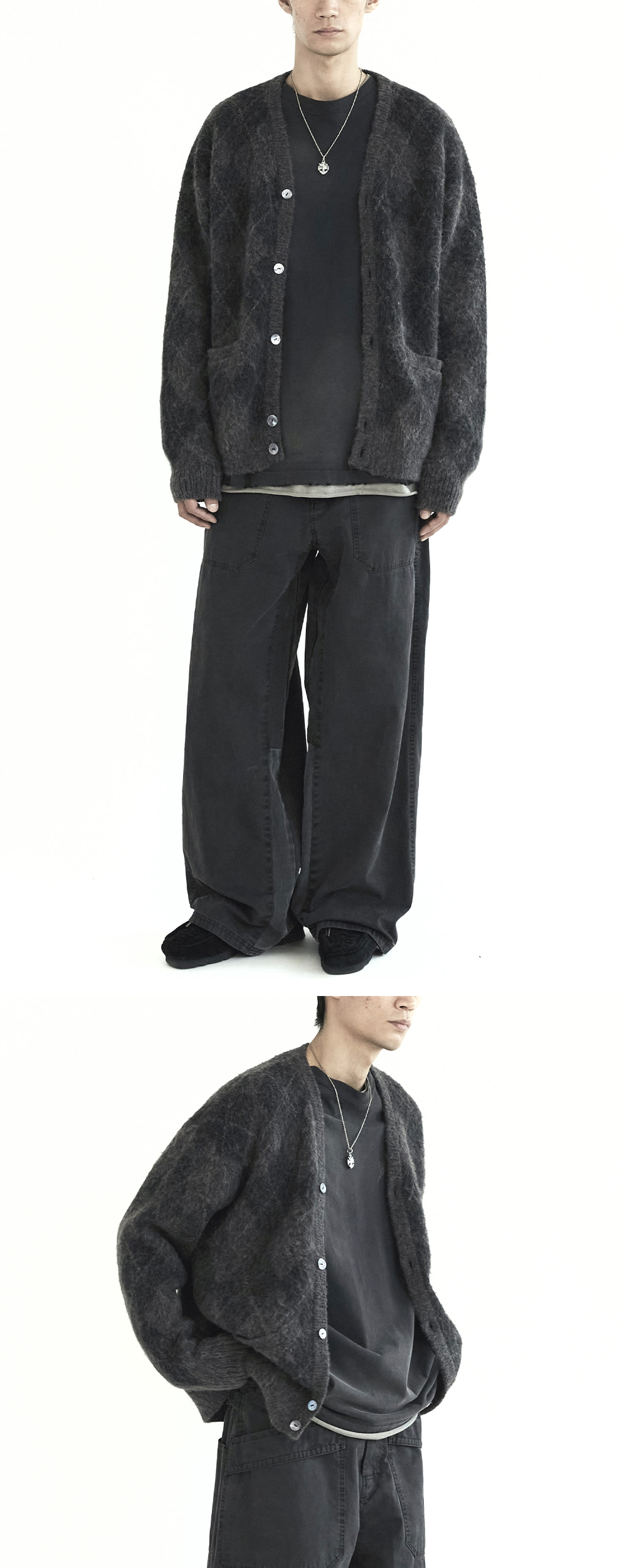 폴리테루 파라 팬츠 (베이커 팬츠) 차콜 | Polyteru | KREAM