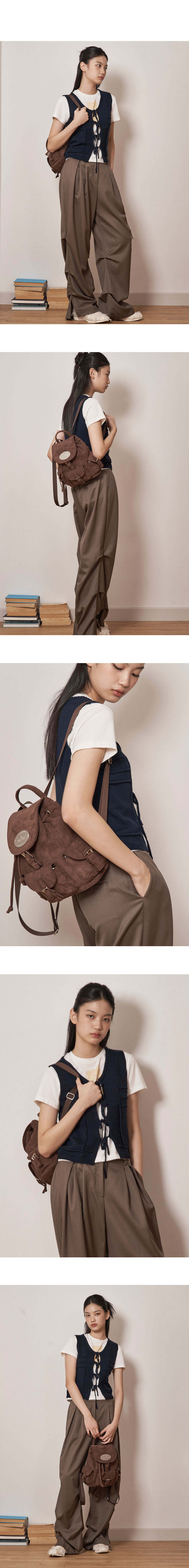 라츠유 노스텔지아 츄비 백팩 브라운 | LOTS YOU | KREAM