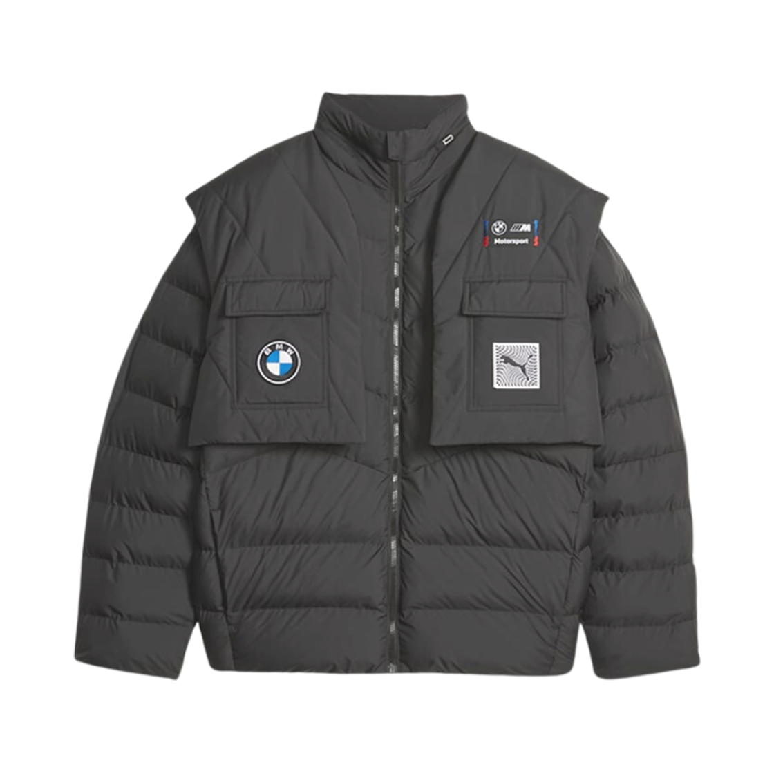 푸마 BMW M 모터스포츠 개러지 크루 자켓 블랙 | Puma | KREAM