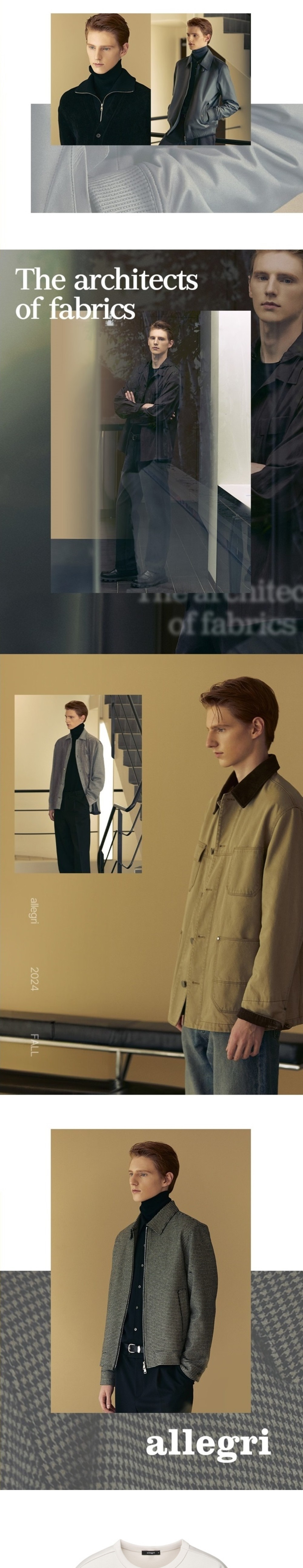 알레그리 화이트 럭스필 롱슬리브 | Allegri | KREAM