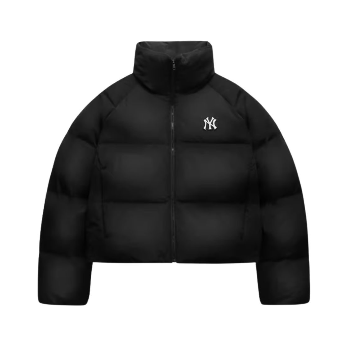 (W) MLB 크롭 커브 푸퍼 자켓 뉴욕 양키스 블랙 | MLB | KREAM