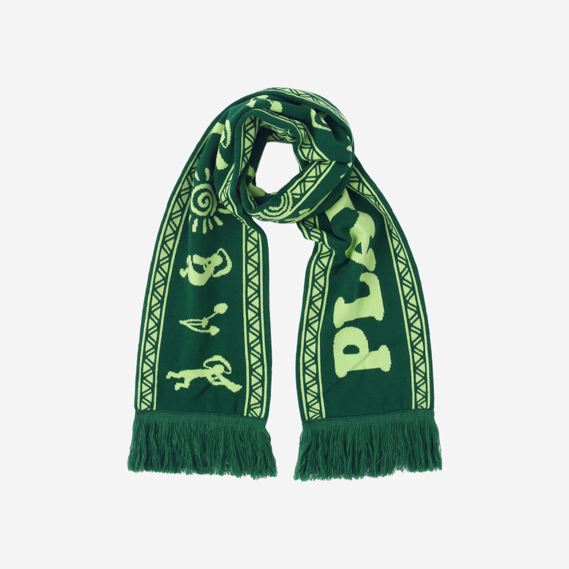 써넥트 P.P.P. 자카드 스카프 그린 | SUNNECT | KREAM