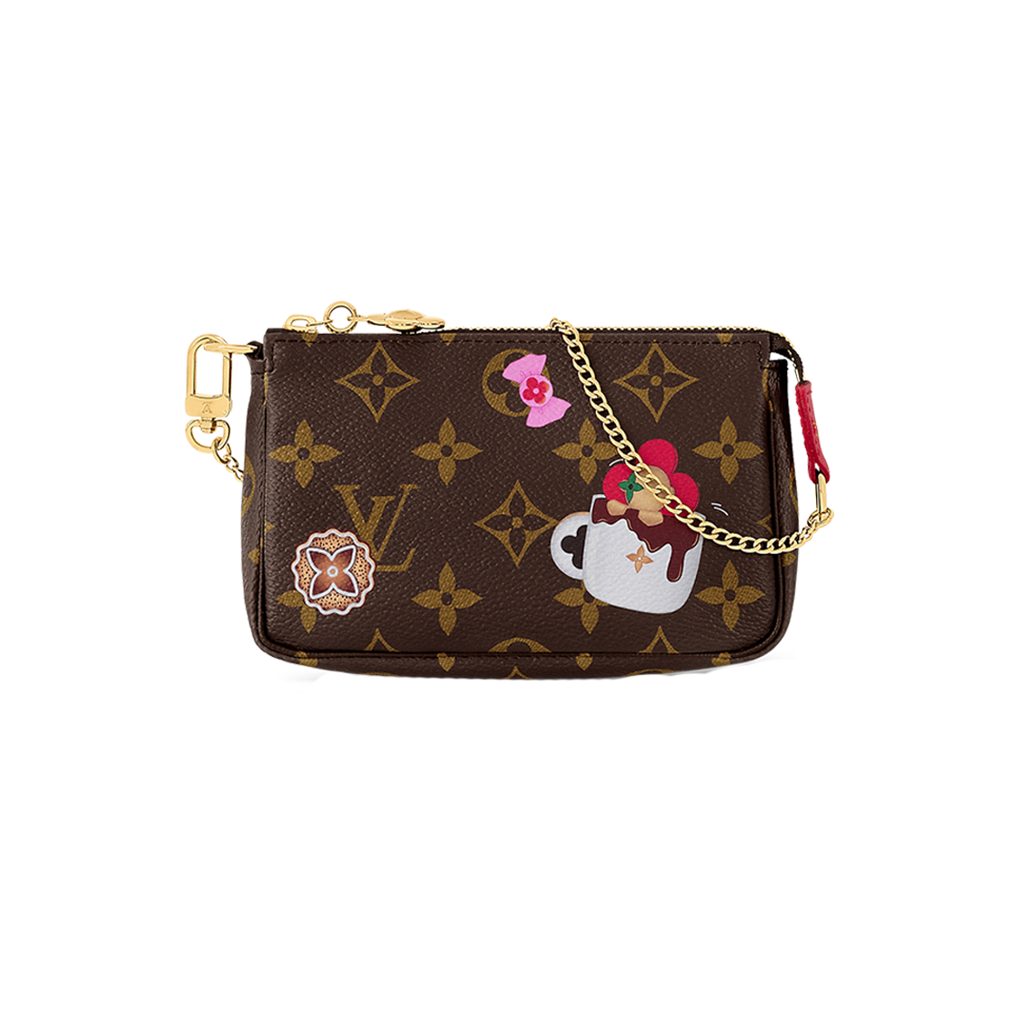 루이비통 비비엔 LV Xmas 미니 포쉐트 악세수아 모노그램 캔디 레드 | Louis Vuitton | KREAM