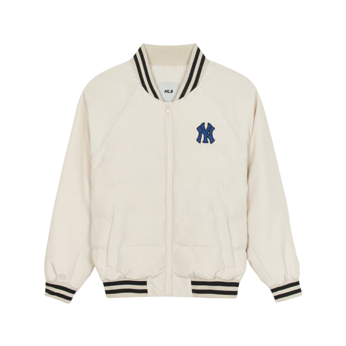 MLB 바시티 립 라이트웨이트 숏 푸퍼 자켓 뉴욕 양키스 D.크림 | MLB | KREAM