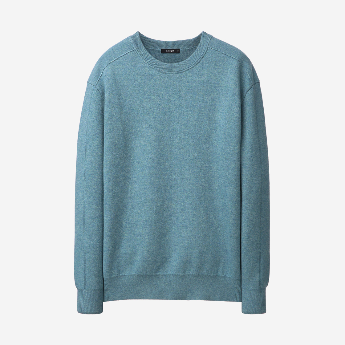 알레그리 터콰이즈 울 캐시미어 크루넥 맨투맨 | Allegri | KREAM