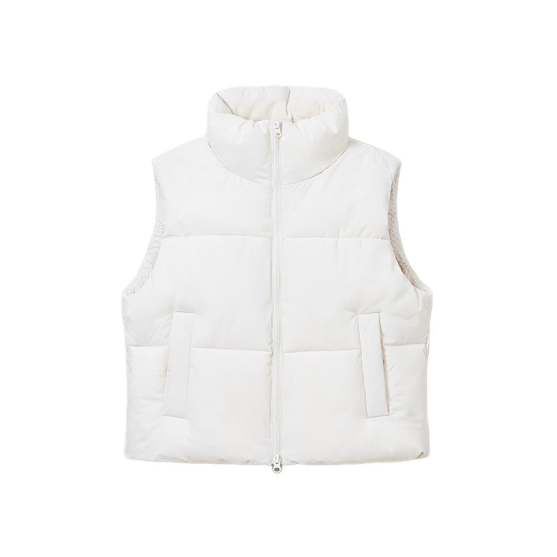 (W) 스파오 크롭 다운 베스트 아이보리 | Spao | KREAM