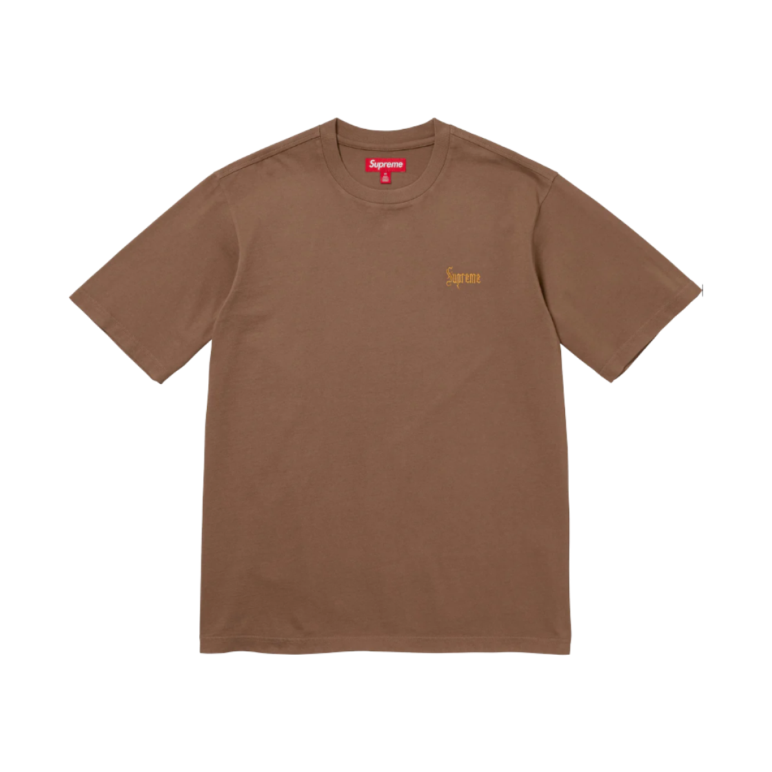 슈프림 올드 잉글리쉬 티셔츠 브라운 - 24FW | Supreme | KREAM