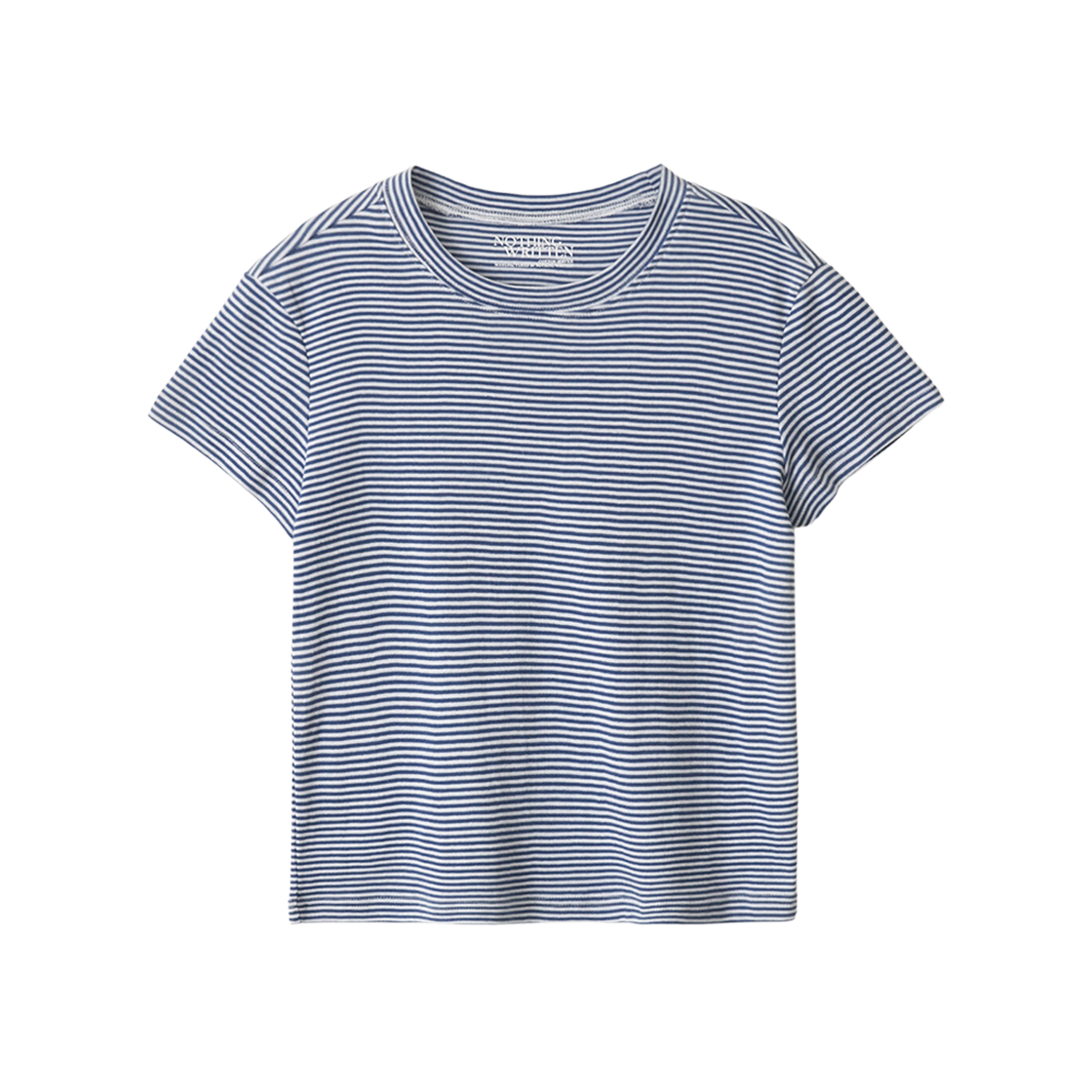 (W) 낫띵 리튼 90s 스트라이프 티셔츠 블루 | Nothing Written | KREAM