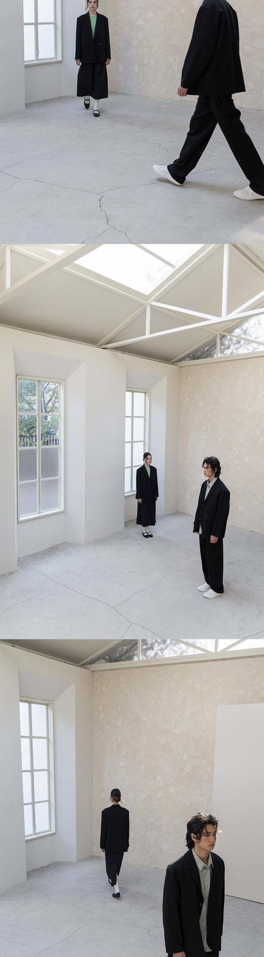 필더스 여성 백 슬릿 대디 핏 오버사이즈 블레이저 블랙 | Fielders | KREAM