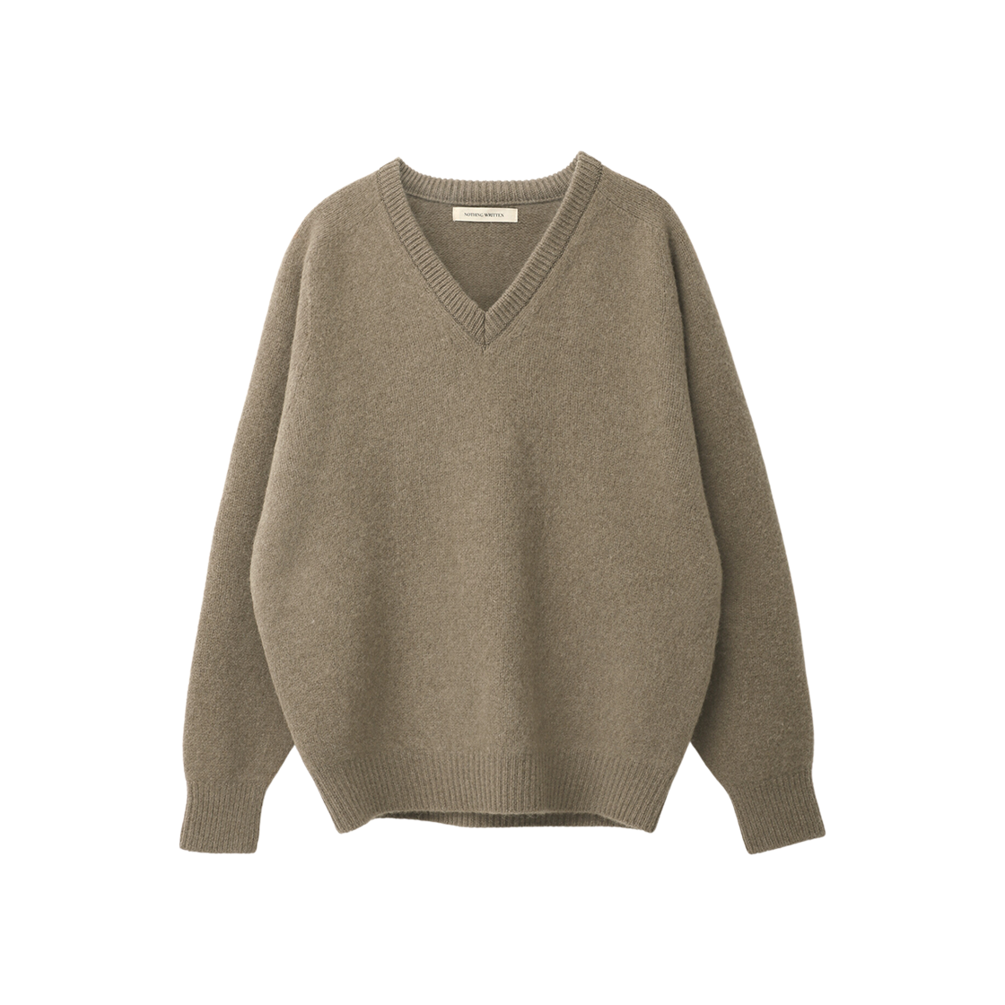 (W) 낫띵 리튼 파운드 알파카 스웨터 피칸 | Nothing Written | KREAM