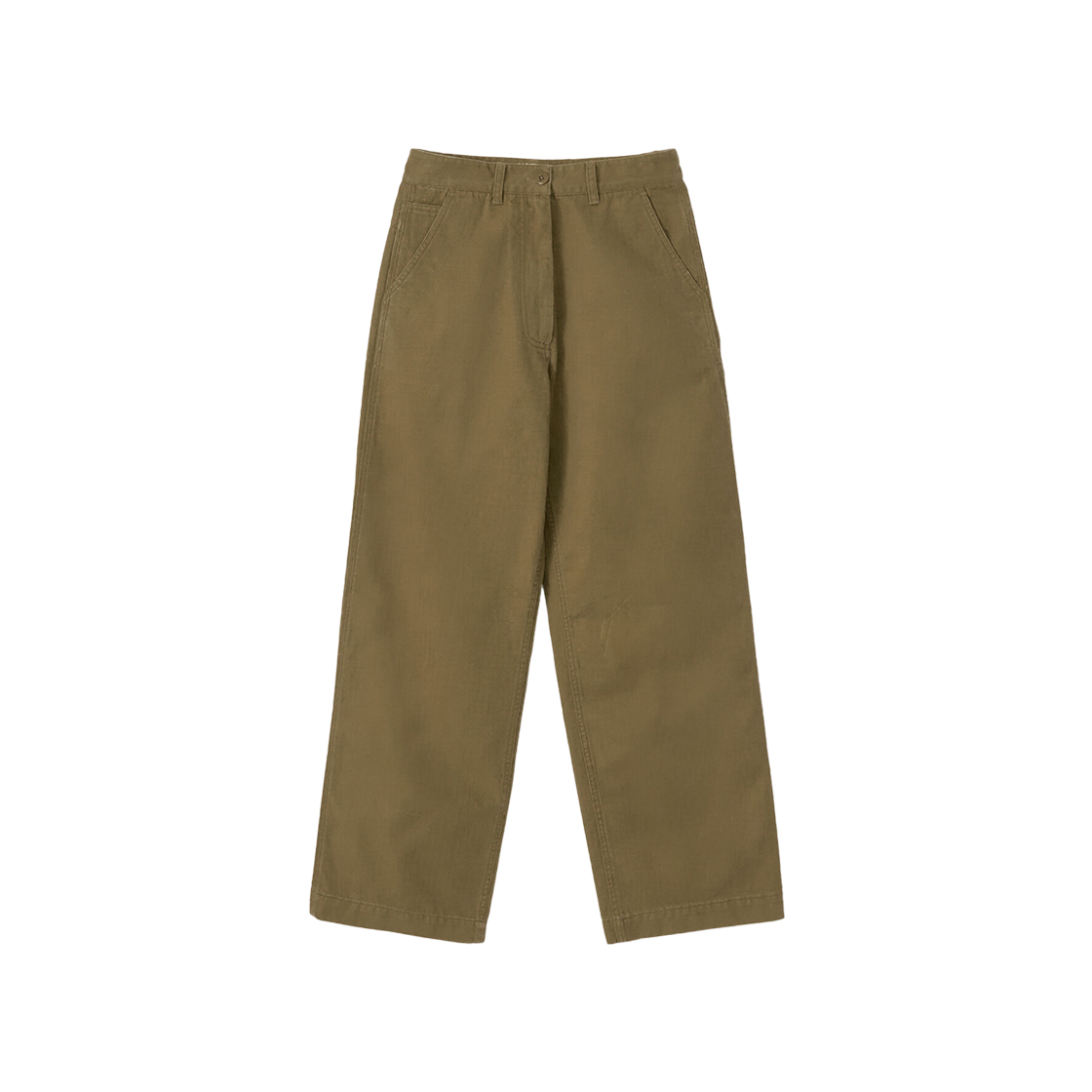 (W) 낫띵 리튼 판 코튼 워크 팬츠 카키 | Nothing Written | KREAM