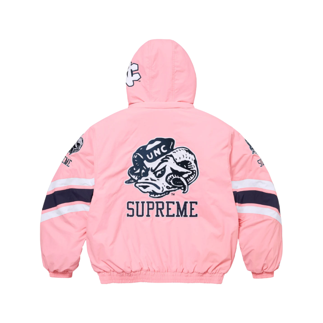 슈프림 미첼 & 네스 트윌 스타디움 자켓 우드랜드 카모 - 24FW | Supreme | KREAM