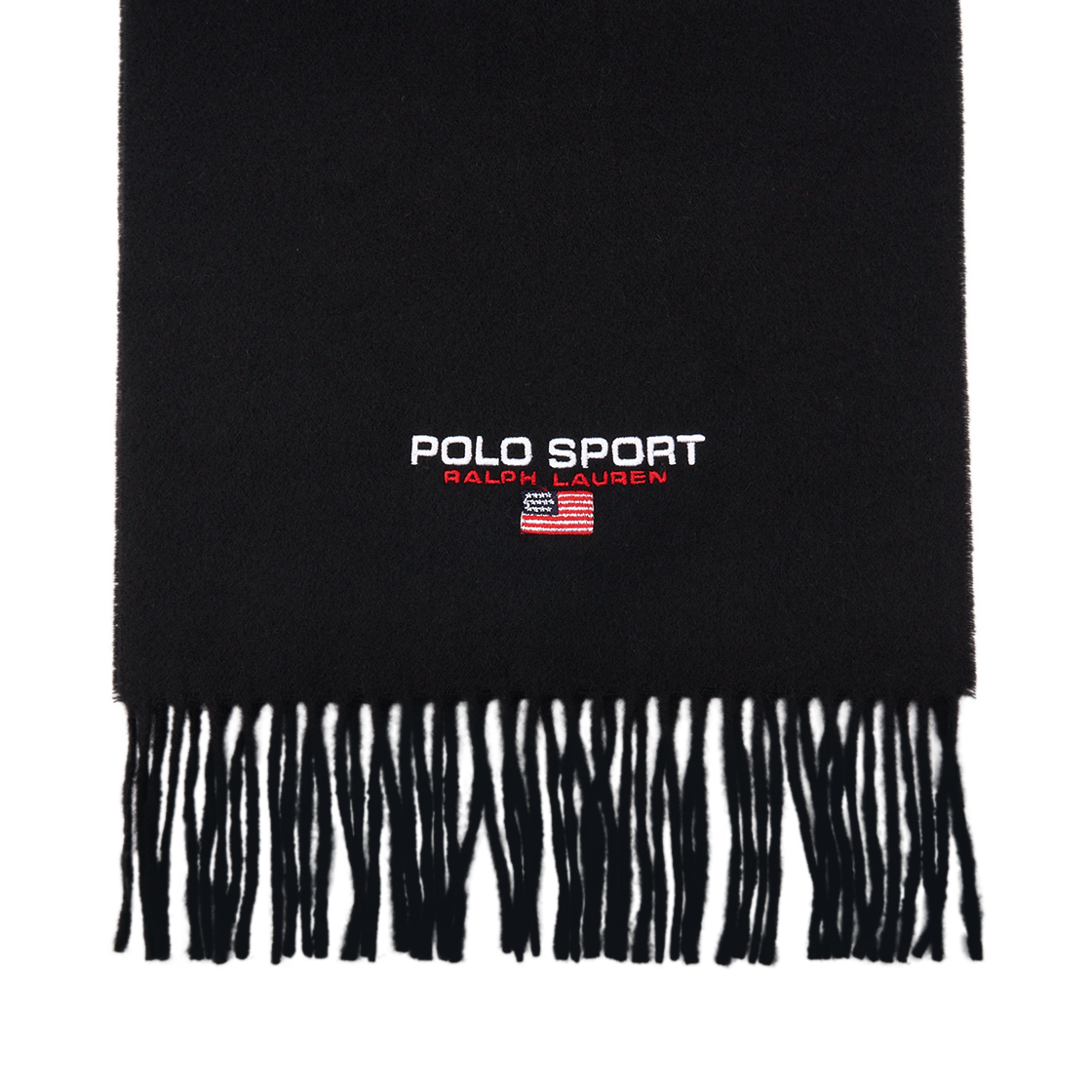 폴로 랄프 로렌 폴로 스포츠 울 블렌드 스카프 블랙 - 24FW | Polo Ralph Lauren | KREAM