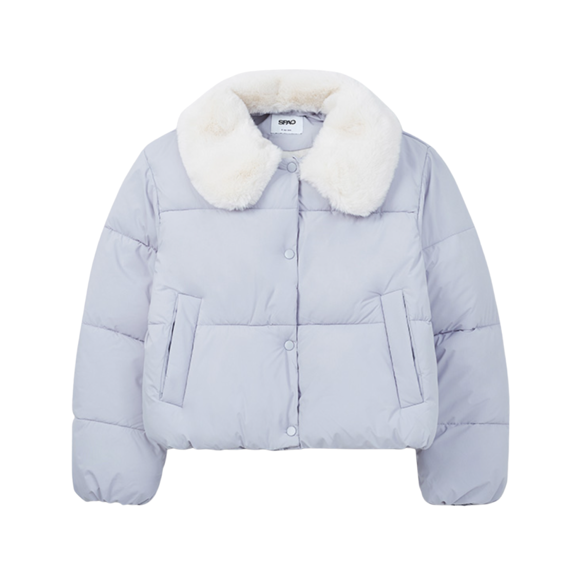 (W) 스파오 퍼 디테쳐블 푸퍼 라이트 블루 | Spao | KREAM