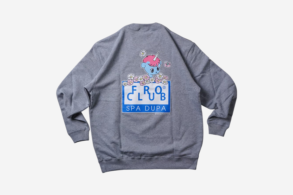 체리드라이버 후로클럽 x 유니코 스웨트셔츠 그레이 | CHERRY DRIVER | KREAM