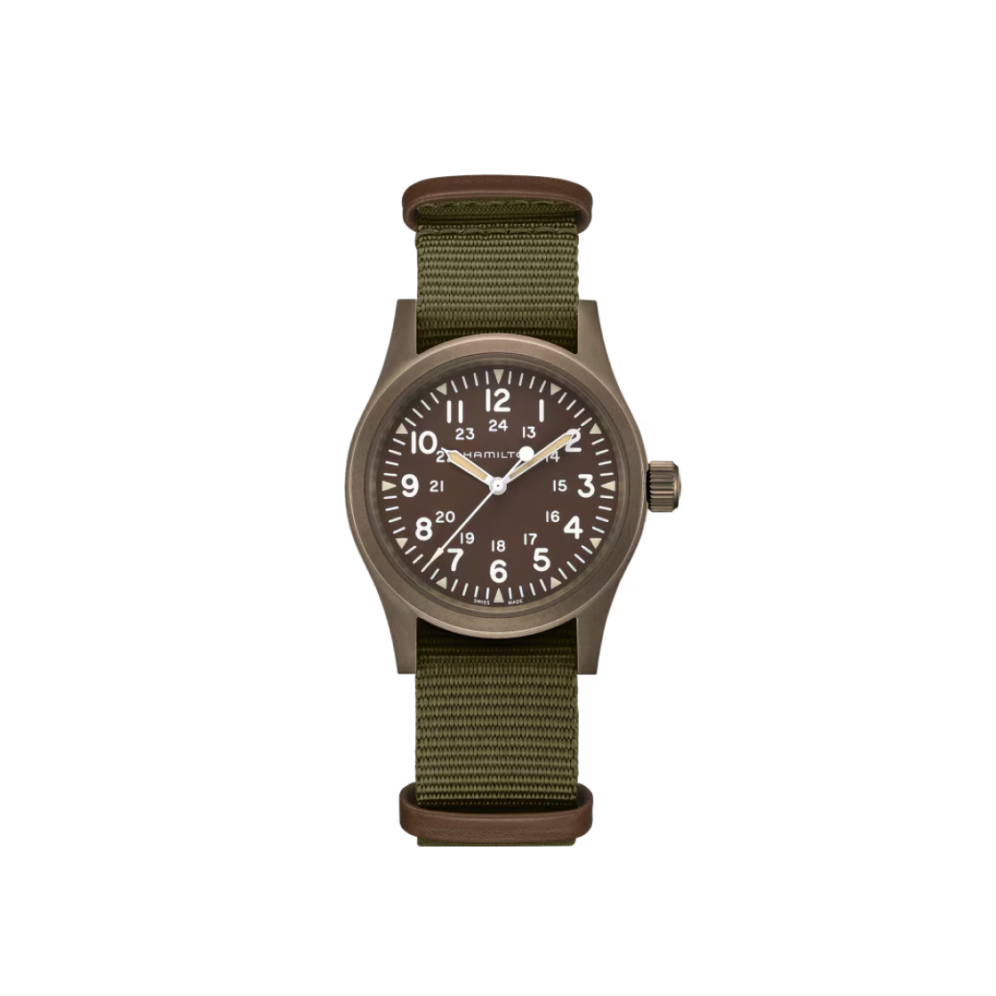 해밀턴 카키 필드 38mm 스테인리스 스틸 그린 | Hamilton | KREAM