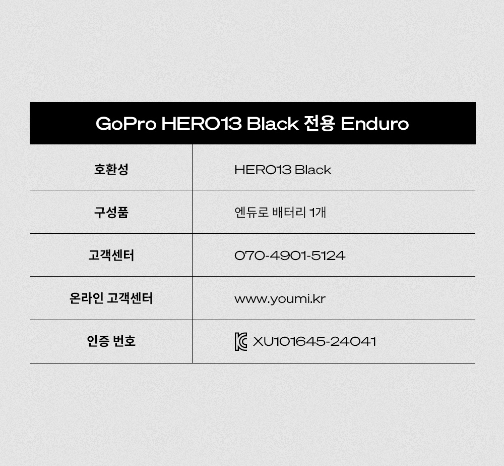 고프로 엔듀로 배터리 (히어로13 블랙 전용) | GoPro | KREAM