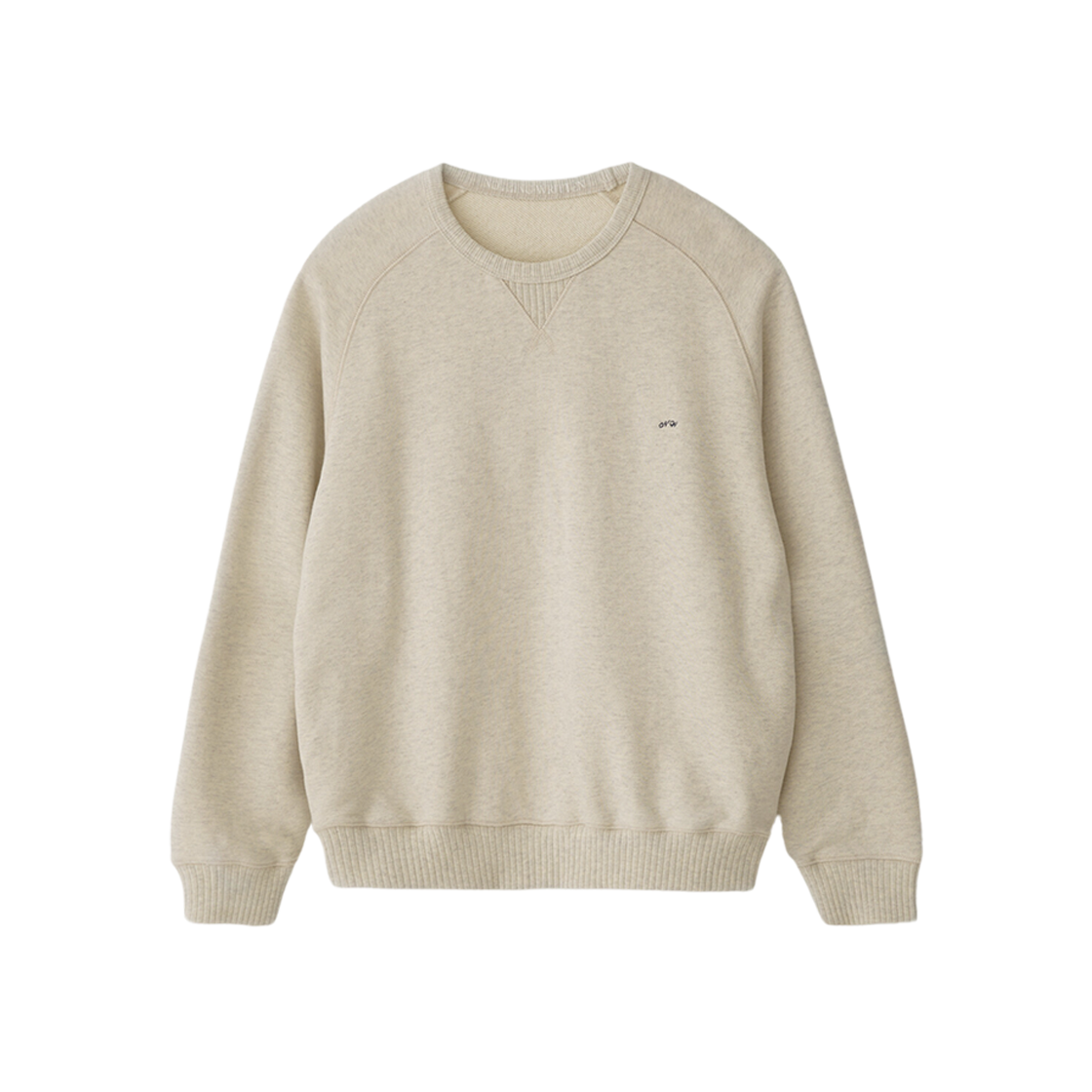 (W) 낫띵 리튼 빈티지 코튼 스웨트셔츠 멜란지 그레이 | Nothing Written | KREAM