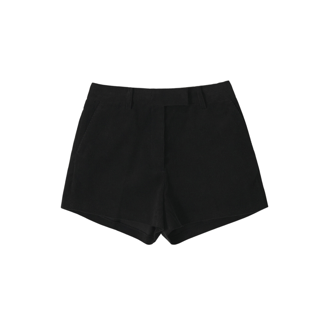 (W) 낫띵 리튼 마이크로 코듀로이 쇼츠 블랙 | Nothing Written | KREAM